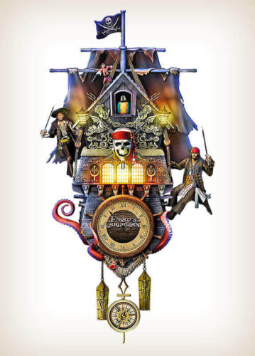 Disney Pirates of the Caribbean Cuckoo Clock | Wall Of Clocks