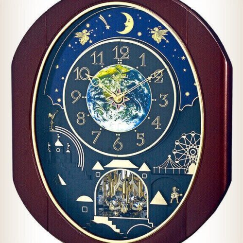 Princess Fantasy Rhythm Clock 4MH862WU23 | Wall Of Clocks