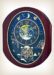 Velvet Cosmos Rhythm Clock 4MH428WU06 | Wall Of Clocks