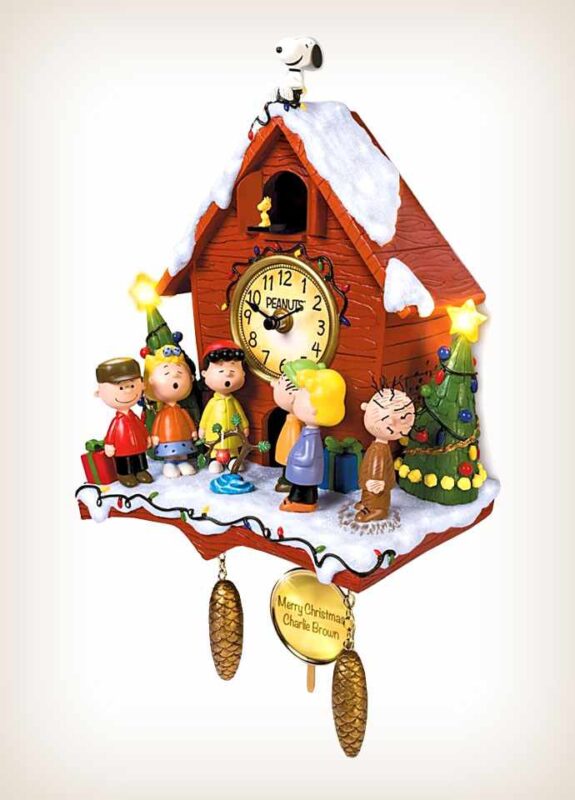 Charlie Brown Christmas Cuckoo Clock | Premium Wall Clocks - Cuckoo ...