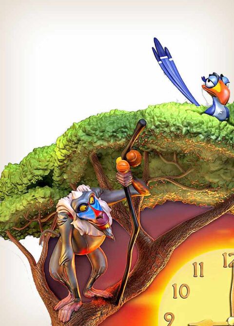 Disney The Lion King Wall Clock | Premium Wall Clocks - Cuckoo, Digital ...