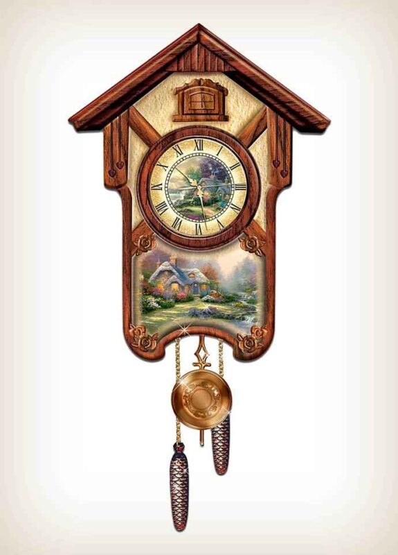 Thomas Kinkade Timeless Memories Cuckoo Clock | Wall Of Clocks