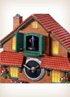 Golden Spike Train Cuckoo Clock - Wall Of Clocks