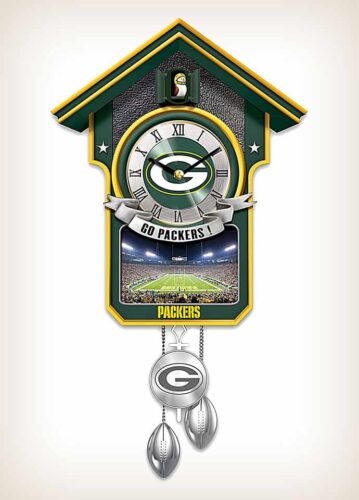 Green Bay Packers Wall Clock | Wall Of Clocks