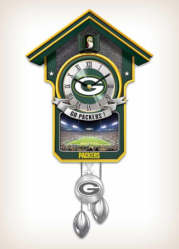 Green Bay Packers Wall Clock | Wall Of Clocks