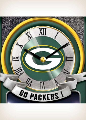 Green Bay Packers Wall Clock | Wall Of Clocks